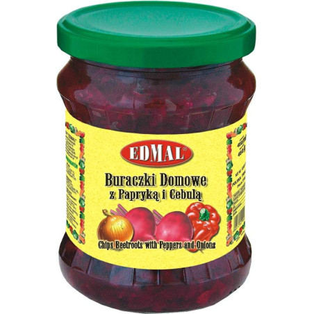 EDMAL BEETROOT WITH PEPPER AND ONION 460ML